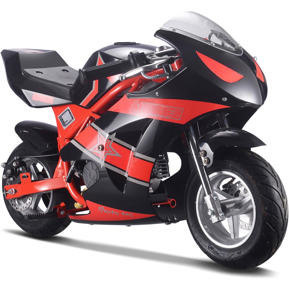 Mototec GT 49cc Pocket Bike | 2 Stroke Super pocket bike for kids | gas ...