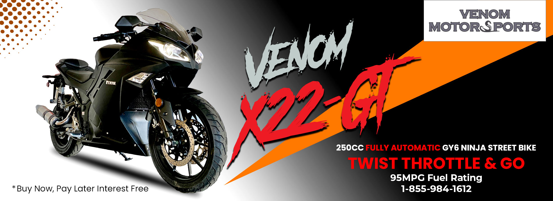 Motorcycles for Sale | Automatic Motorcycles | Venom Motorsports USA