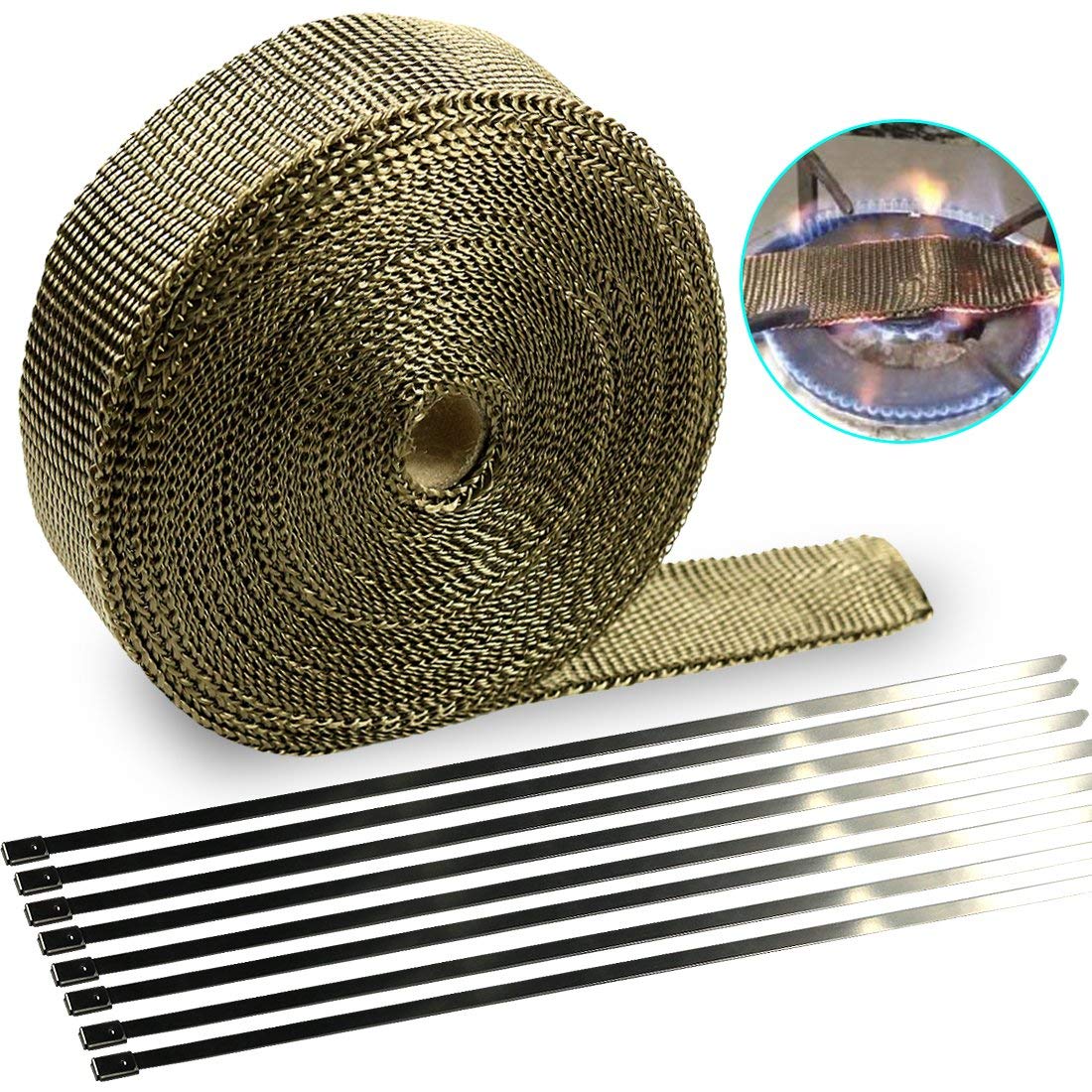 Motorcycle Exhaust Wrap, 2" x 50 Ft – Venom Motorsports USA