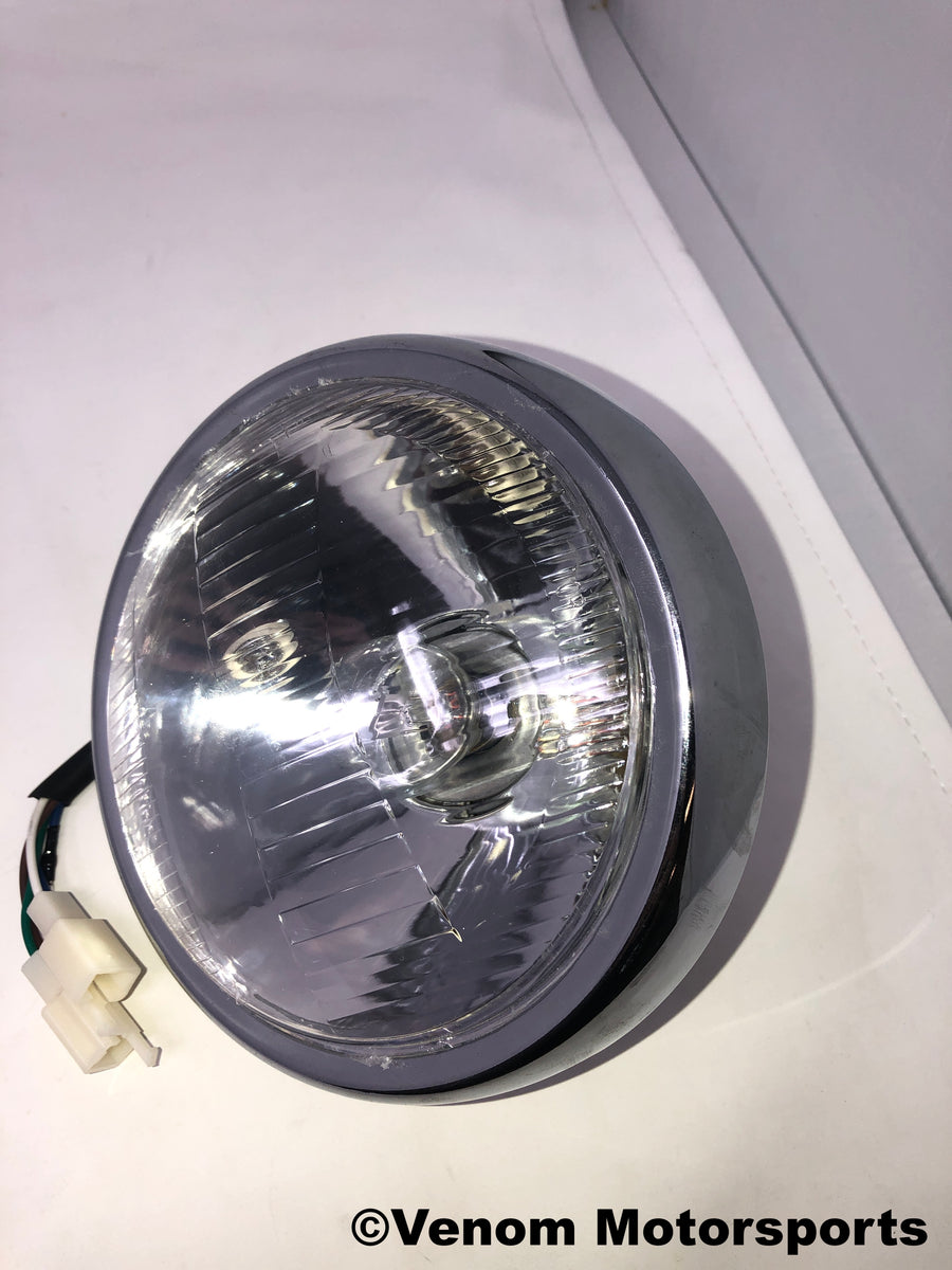 Replacement Front Headlight | Venom 50cc Fatboy Parts USA Canada ...