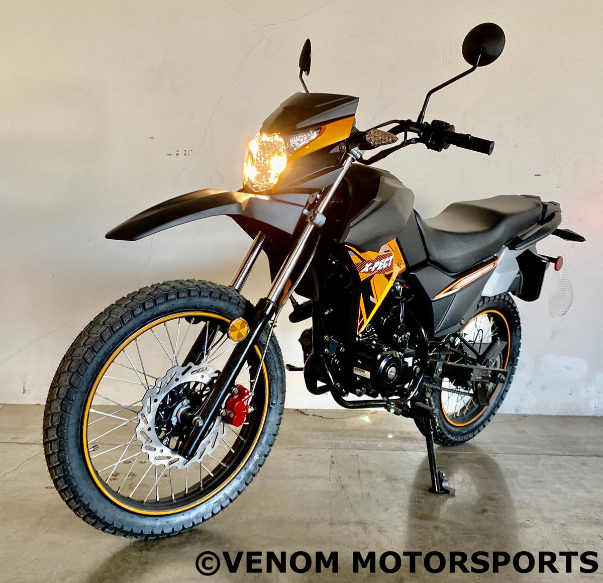 X-Pect | 200cc Dual Sport Motorcycle | LF200GY-4 | Venom Motorsports ...